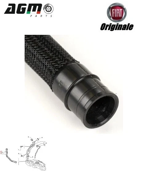 TUBO FLESSIBILE SFIATO Serbatoio Combustibile Originale Fiat Punto 188 5170567 EUR 33,90 ...