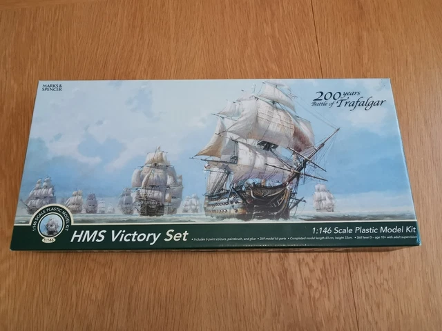 MARKS & SPENCER / Revell 1/146 scale HMS Victory model kit set £22.50 ...