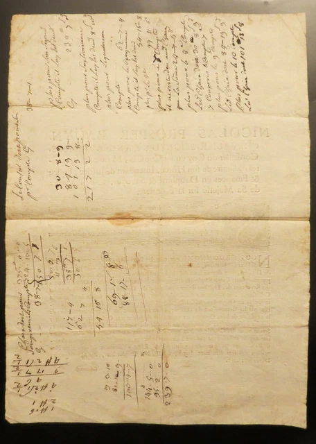 VALENCE 1711 NICOLAS-PROSPER BAUYN d'ANGERVILLIERS placard Drôme ...