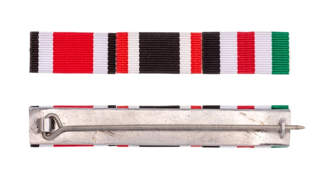WW2 GERMAN IRON Cross 2nd Class, War Merit Cross, Italy-Africa Ribbon ...