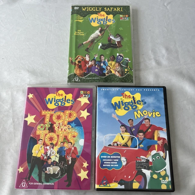 WIGGLES DVD BUNDLE x3 Original Cast Merchandise 00s ABC Kids Movies 1st ...