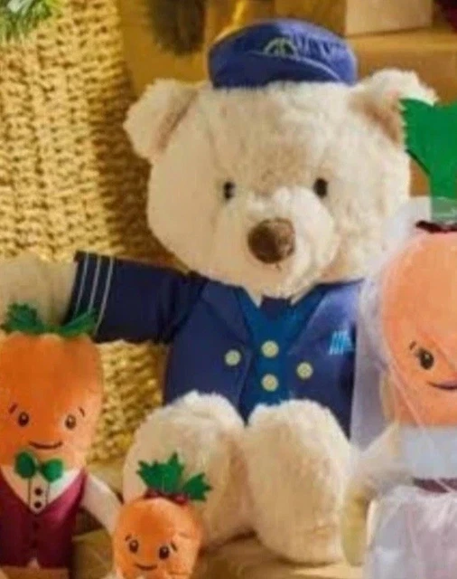 ALDI 2025 POLAR Bear Conductor Soft Toy (Kevin the Carrot) - Same Day ...