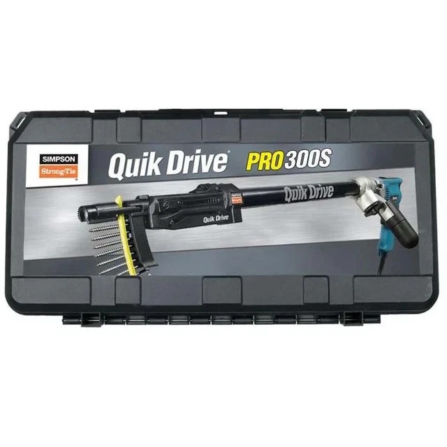 QUICK DRIVE PRO300SD25K Electric Quik Drive Decking System Screw Gun ...