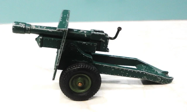 VINTAGE 1970'S PLAYWORN Britains Ltd. 25 Pounder Field Gun - Fully ...