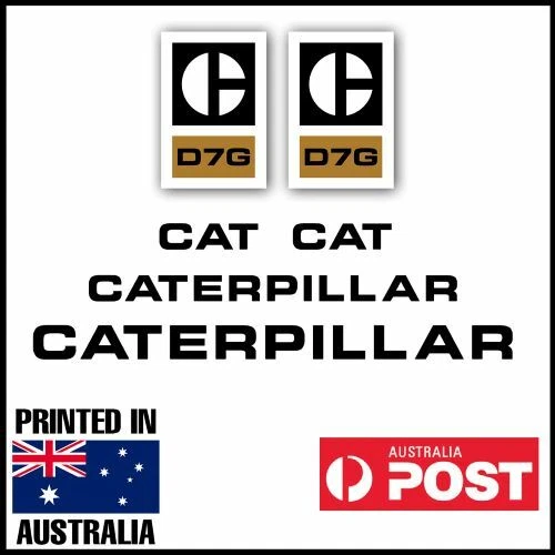 CATERPILLAR D7G DECALS Stickers dozer CAT £69.80 - PicClick UK