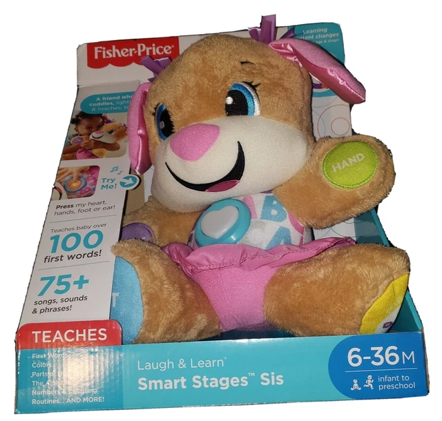 FISHER PRICE LAUGH & Learn Smart Stages Sis Puppy Toddler Learning ...