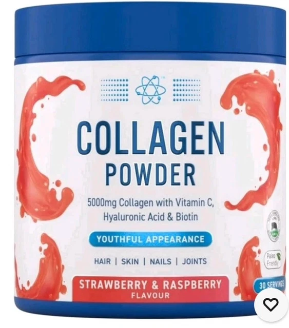 APPLIED NUTRITION COLLAGEN Powder - Strawberry & Raspberry Flavour ...