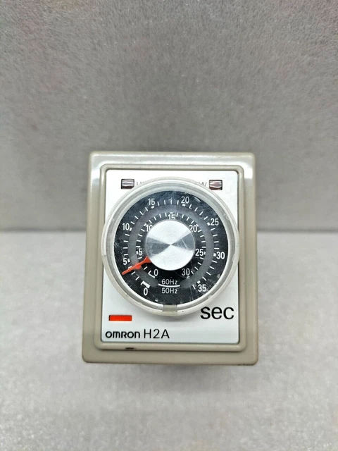 OMRON H2A-7H MOTOR DRIVEN TIMER 0-35 sec - 50/60 Hz £64.75 - PicClick UK