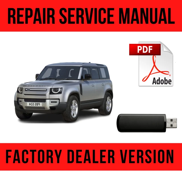 LAND ROVER DEFENDER 2019 2020 2021 2022 2023 Factory Repair Manual L663 ...