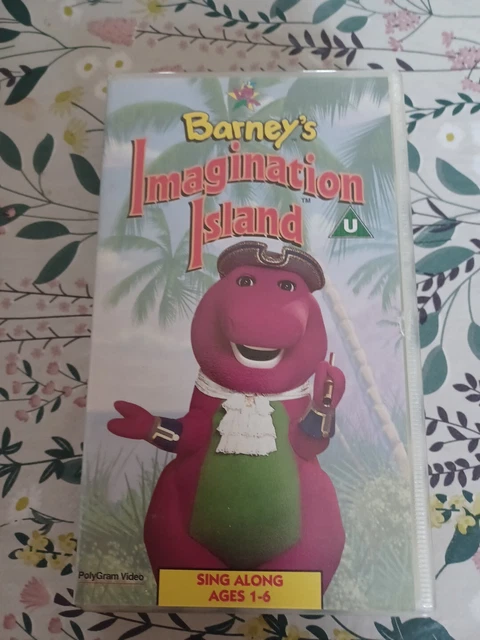 BARNEY - IMAGINATION Island (VHS, 1995) Video IN EXCELLENT Condition ...