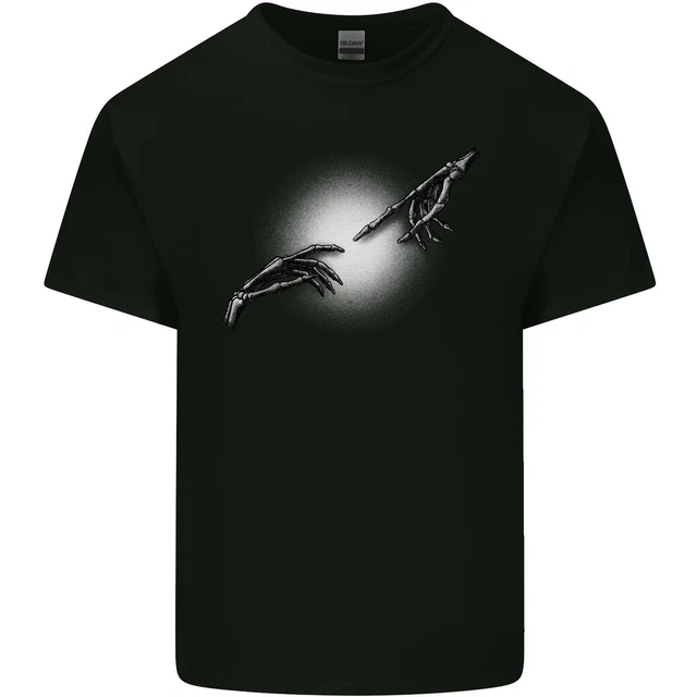 GOTICO CREAZIONE DI Adam Parodia Goth Divertente Uomo Cotone Leggero T ...