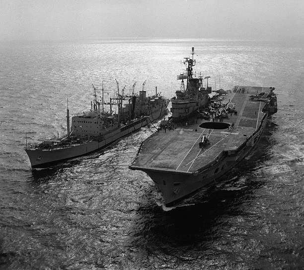 THE ROYAL NAVY'S aircraft carrier THE ROYAL NAVY'S aircraft carrier