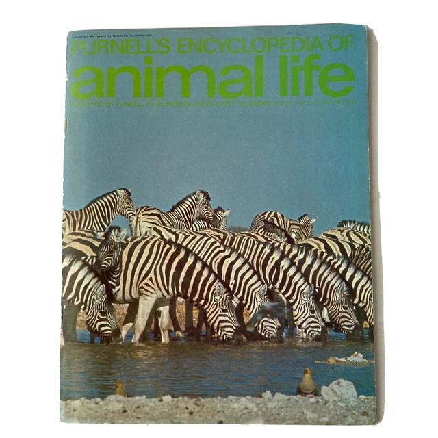 PURNELL’S ENCYCLOPEDIA OF Animal Life Magazine Volume 6 Number 16 $24. ...