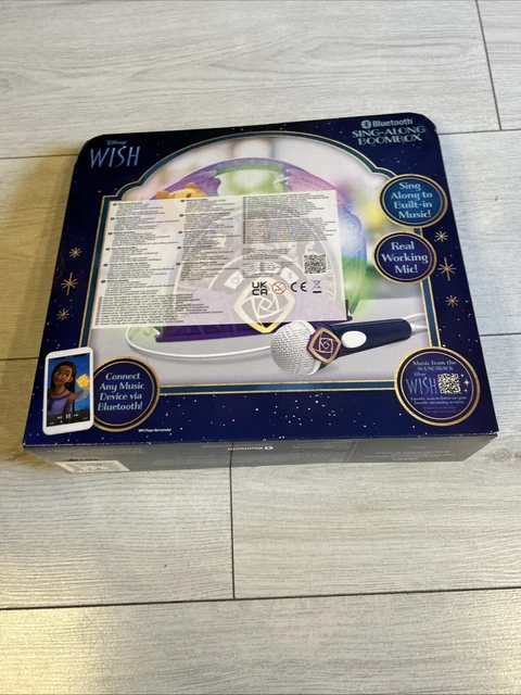 DISNEY WISH SING-ALONG Boombox Music Player Wish Film 2024 Karaoke ...