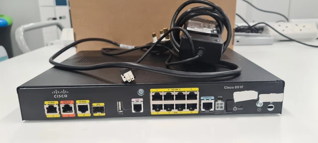 CISCO C891F (CISCO C891F-K9) Cisco 891F-K9 With PSU Fully tested £40.00 ...