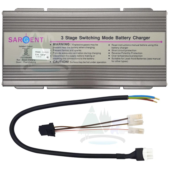 SARGENT PX300 INTELLIGENT Battery Charger Motorhome Caravan Campervan ...