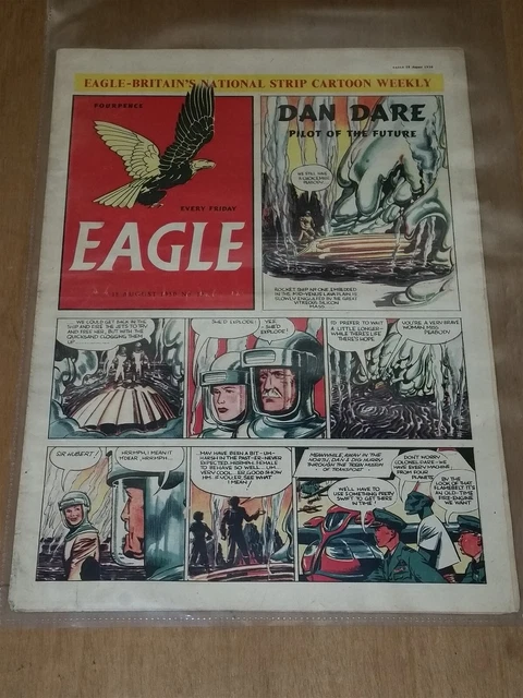EAGLE #19 18TH August 1950 Dan Dare British Weekly Comic £9.98 - PicClick UK