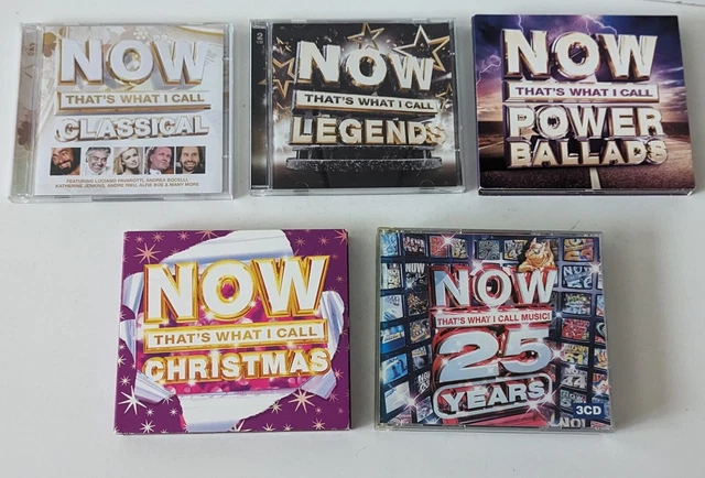 NOW THATS WHAT I call Music Compilation CDs Please See Photos For ...
