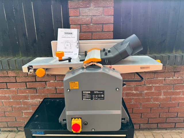 TITAN 1500W JOINTER Planer Thicknesser £180.00 - PicClick UK