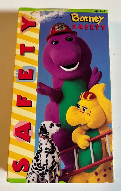 BARNEY HOME VIDEO ~ Barney Safety ~ Vhs, 1995 ~ Slipsleeve £25.15 ...