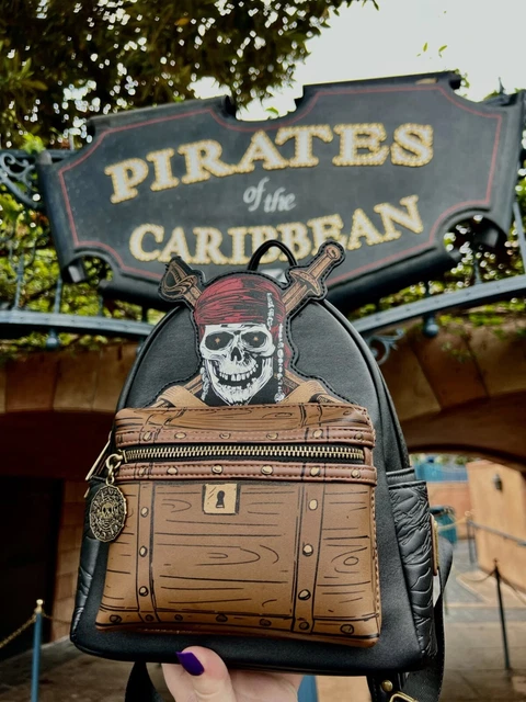 LOUNGEFLY DISNEY PIRATES Dead Men Tell No Tales Exclusive Mini Backpack ...