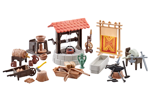 PLAYMOBIL ® 9842 Aménagement médiéval - Medieval furnishings Neuf - new ...