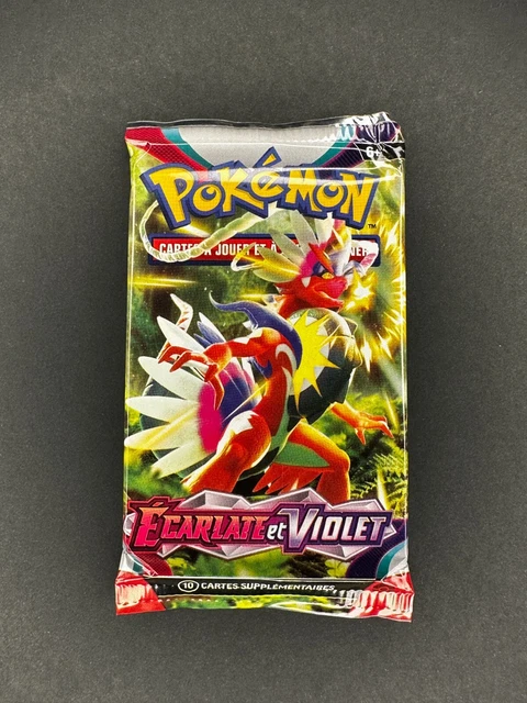 POKÉMON FRENCH BOOSTER Pack Scellé Ecarlate et Violet EV01 Cartes JCC ...