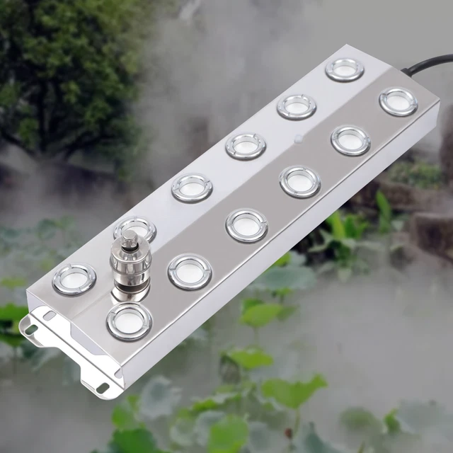 SG-12T48 MINI 12 Head Ultrasonic Mist Maker Pond Fogger Mister Machine ...