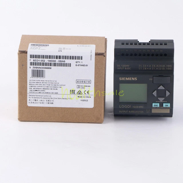 1PCS NEW SIEMENS 6ED1052-1MD00-OBA6 LOGO 6ED1 052-1MD00-OBA6 logic ...
