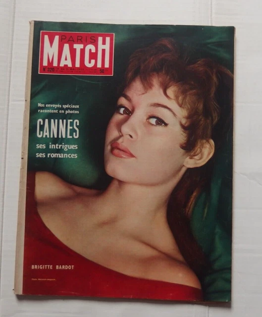 BRIGITTE BARDOT MAGAZINES Paris match n° 320 mai 1955 complet propre EUR 5,00 - PicClick FR