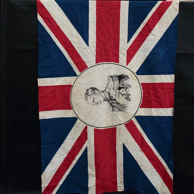 UNION JACK FLAG King Edward VIII Coronation England 1937 £75.00 ...