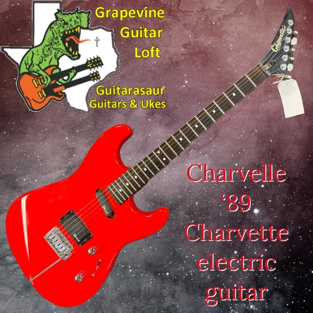 CHARVEL CHARVETTE ELECTRIC guitar ‘89-‘90 In Good Shape $716.86 ...