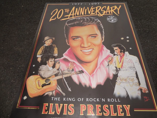 POSTER ELVIS PRESLEY format 80cm x 60cm EUR 180,00 - PicClick FR