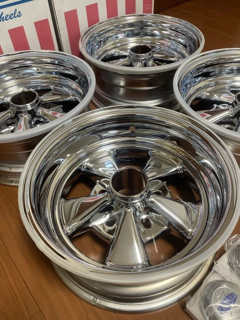 CRAGAR S/S 14 Inch 6Jrev Reverse Lowrider Kustom Impala Bel Air ...