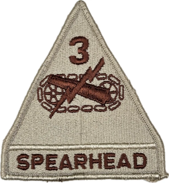 US ARMY 3RD Armor Division Spearhead Dcu Desert Uniform Patch £9.14 - PicClick UK
