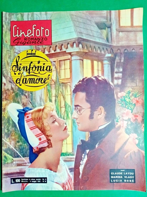 CINÉFOTOROMAN DE 1956 - Symphonie D'Amour Avec Claude Laydu - Rif.22 ...