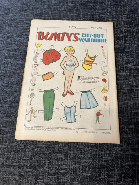 BUNTY COMIC - 14 August 1965 £9.99 - PicClick UK