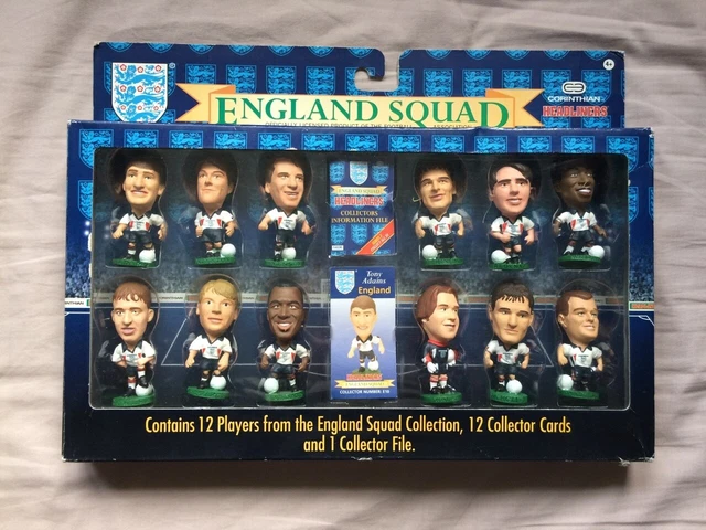 ENGLAND TEAM SQUAD 12 Pack (Corinthian Football Figures, Headliners ...
