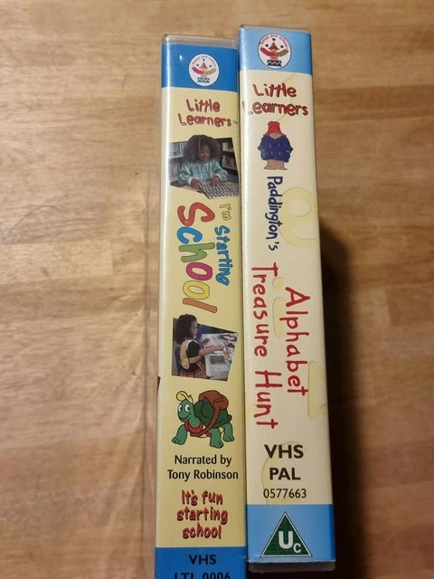 VHS LITTLE LEARNERS 1990S Childrens X2 Videos EUR 9,34 - PicClick IT
