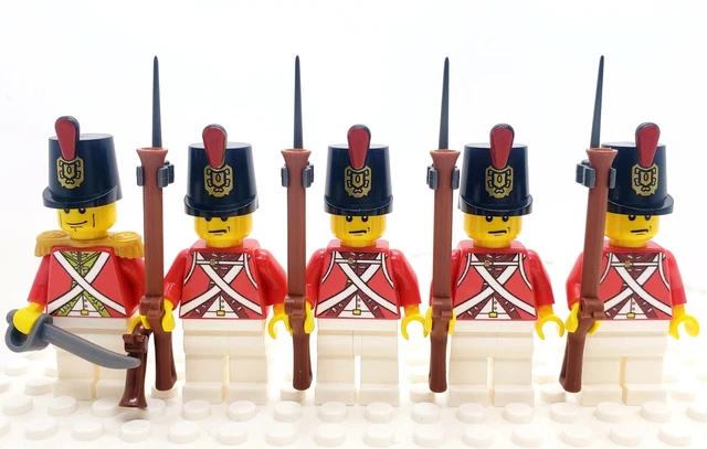 BRITISH LINE INFANTRY Soldiers Napoleonic Wars made with real LEGO ...
