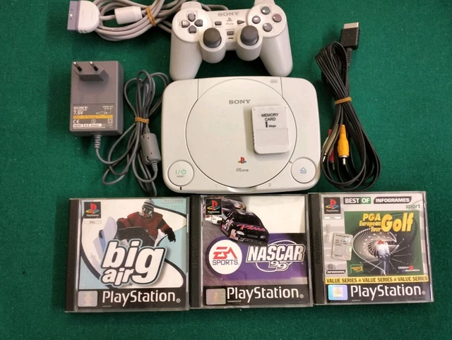 SONY PLAYSTATION SLIM Ps One Ps1 Console Completa PAL Funzionante EUR ...
