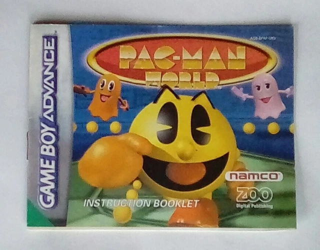 *INSTRUCTIONS ONLY* PAC-MAN World Pac Man Manual Game Boy Advance ...