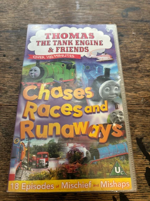 THOMAS THE TANK engine and friends Chases races and runaways VHS VIDEO ...