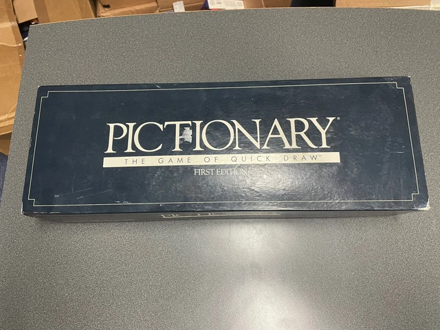 VINTAGE PICTIONARY FIRST Edition COMPLETE 1985 Classic Drawing Board ...
