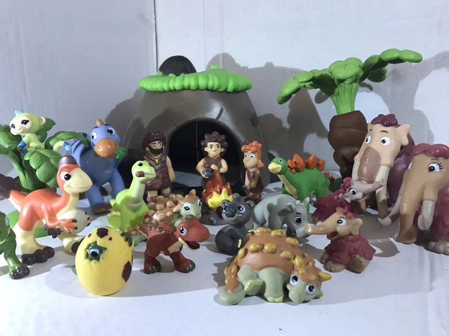 DEAGOSTINI DINOSAURS AND Friends Playset Figures Cave T-Rex, Mammoth ...