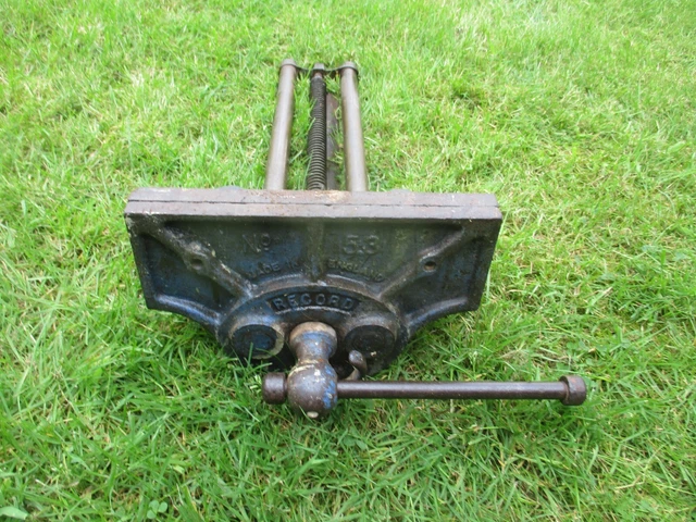 RECORD NO 53 Wood working Carpenters Bench Vice Quick Release Made in ...