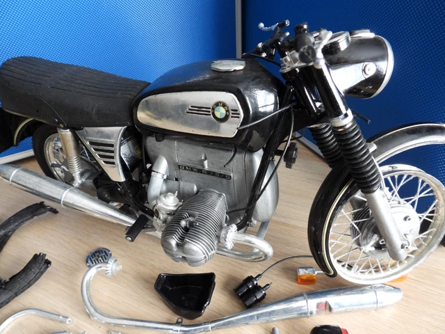 TAMIYA 1/6 BMW R75/5 model kit part made to finish/revise rare ...