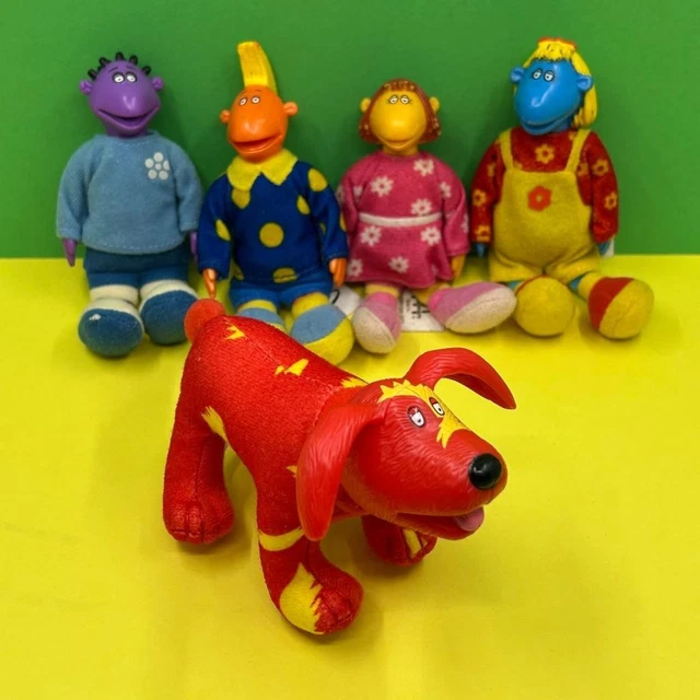 VINTAGE CBEEBIES BBC Tweenies Mini Doll Toy Milo Jake Bella 4" Figures ...