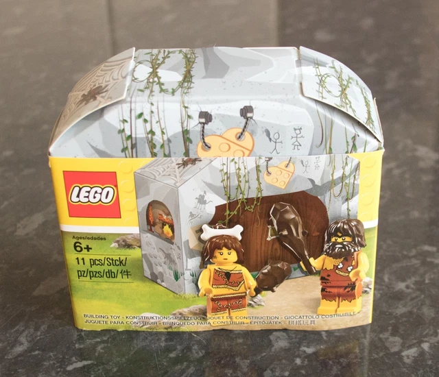 LEGO ICONIC CAVE Caveman & Cave Woman Minifigures- 5004936 Brand New ...