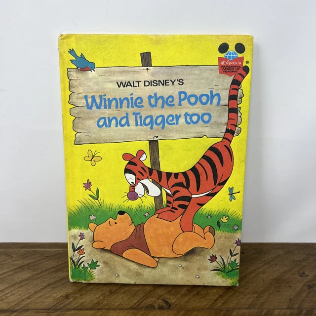 1975 WALT DISNEYS Winnie The Pooh And Tigger Too Hardcover Illustrated ...